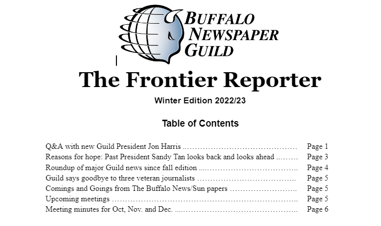 Check out the Frontier Reporter – winter edition! It’s been a crazy few ...